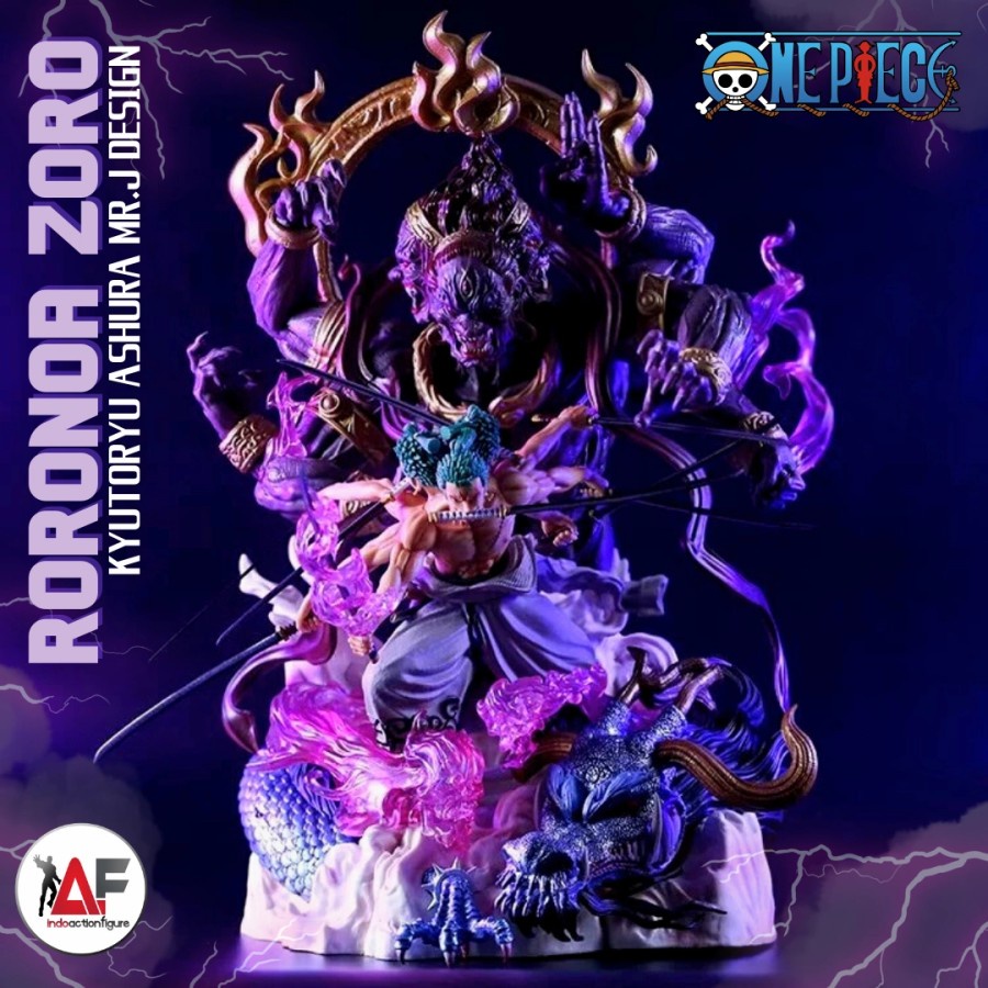 Jual Statue One Piece Roronoa Zoro Kyutoryu Ashura MR.J studio design ...