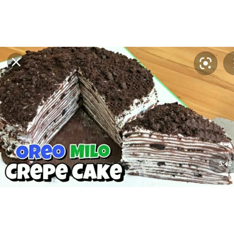 Jual Mile crepes Oreo Milo 20 cm | Shopee Indonesia