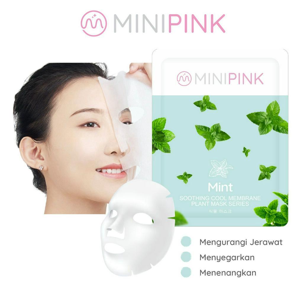 Jual MINIPINK Sheet Mask Masker Wajah Mini Pink Fruit Mask Series MP001 ...