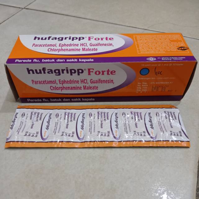 Jual Hufagrip tablet per strip | Shopee Indonesia