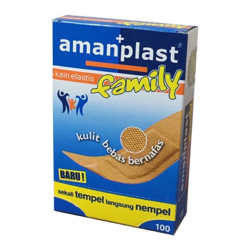 Jual Amanplast Family 1 Box Isi 100 Lembar | Shopee Indonesia