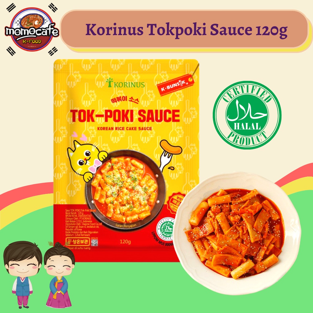 Jual Korinus Tokpoki Sauce 120g - Saus Tteokbokki Made In Korea Halal MUI | Shopee Indonesia