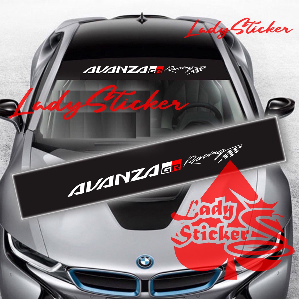 Jual STIKCER ALL NEW AVANZA GR STICKER WINDSHIELD MOBIL TOYOTA AVANZA ...