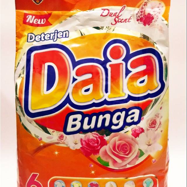 Jual Daia Deterjen Bunga New 2,7 Kg / Daia Detergent Bunga New 2,7 kg ...