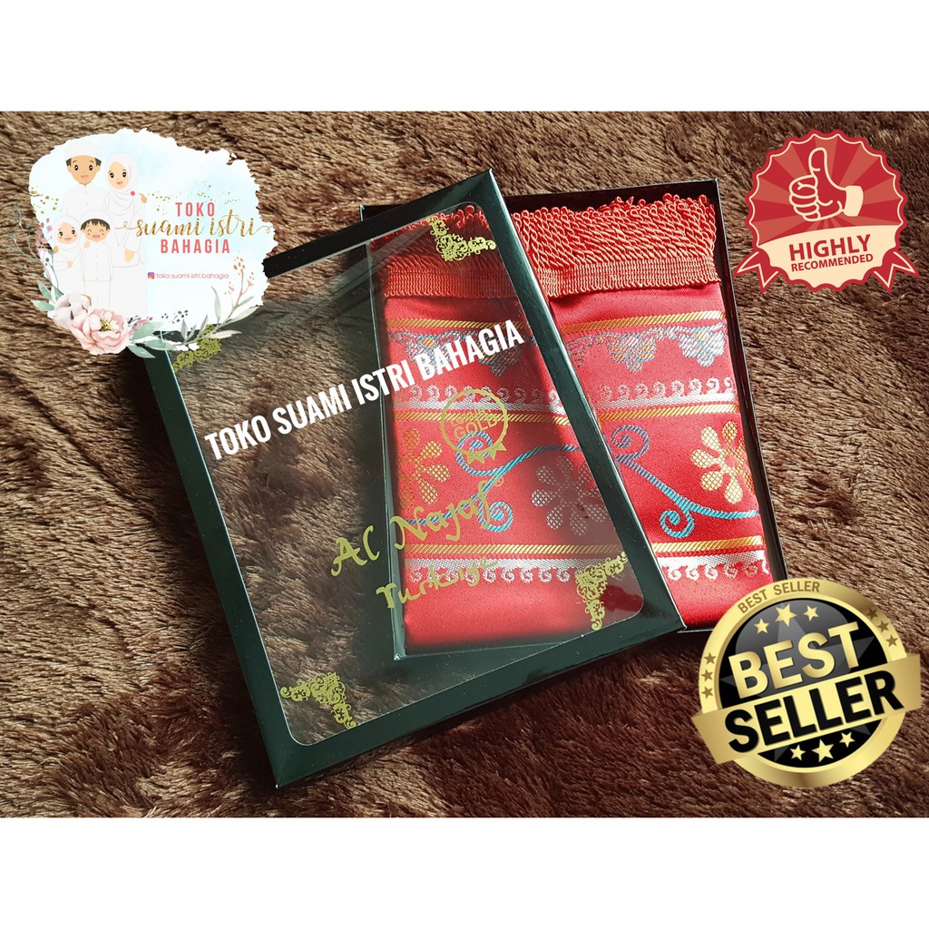 Jual Sajadah Box Camila Turki Luxury Murah Kado Hadiah Seserahan Oleh ...