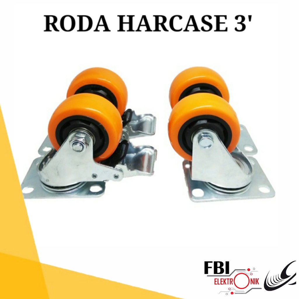 Jual RODA HARDCASE 3 inc / RODA BOX / RODA BOKS HARDCASE | Shopee Indonesia