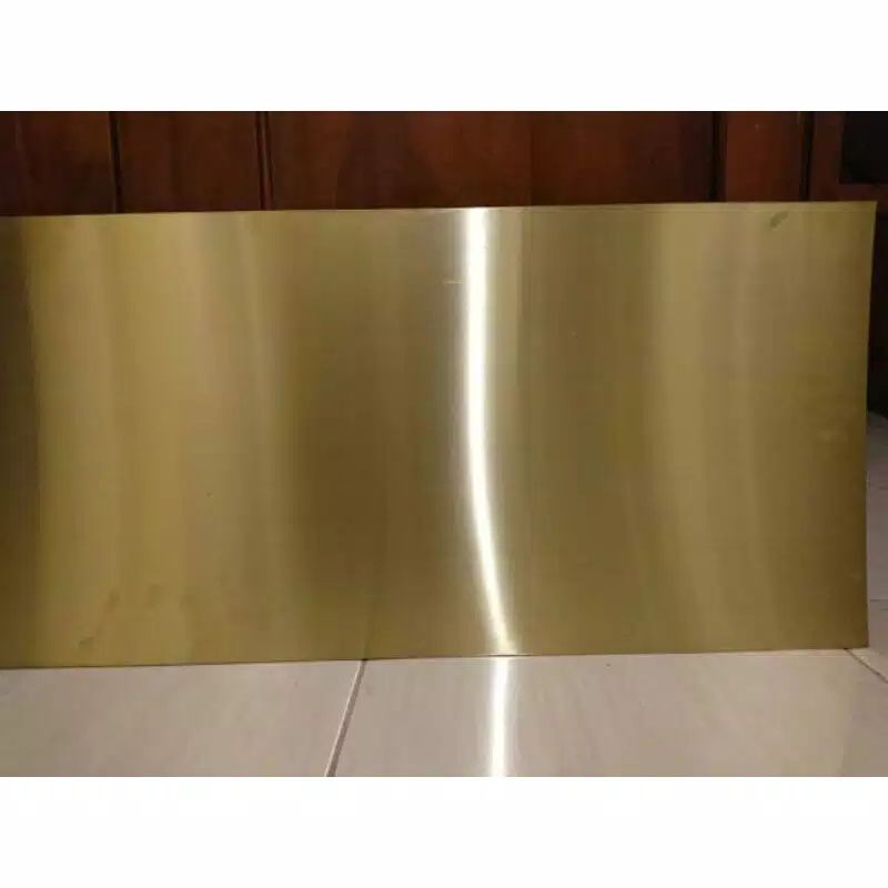 Jual plat Kuningan tebal 0,15 mm ukuran 36cm x 120cm | Shopee Indonesia