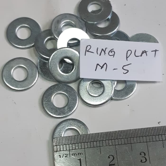Jual Ring Plat M5 / M05 Washer Plate - isi 10 pcs | Shopee Indonesia