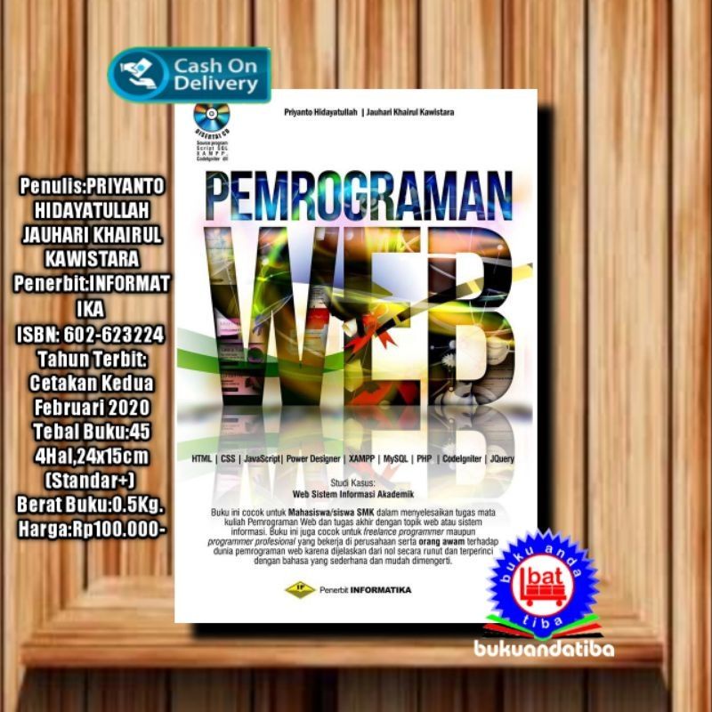 Jual Buku Pemrograman WEB + CD Edisi DUA PILIHAN - Dr.Priyanto ...