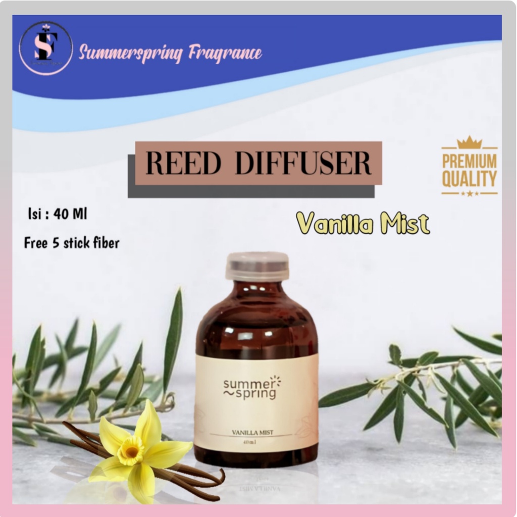 Jual Reed Diffuser Summer Spring Pengharum Ruangan Kamar Mandi Mobil ...
