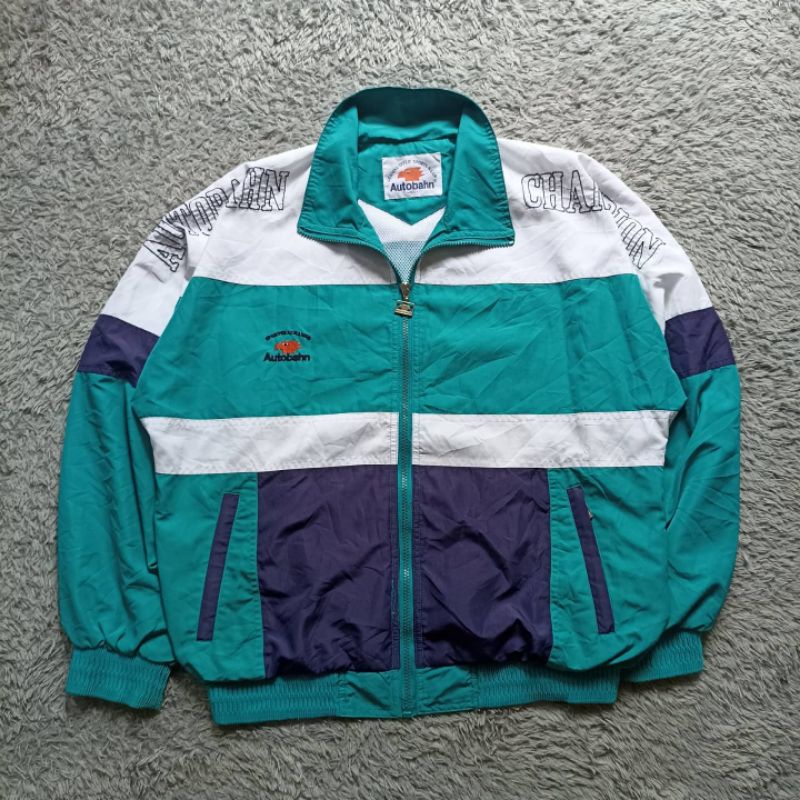 Jual Jaket vintage / Vintage Jacket / Colorblock Jacket / Autobahn ...