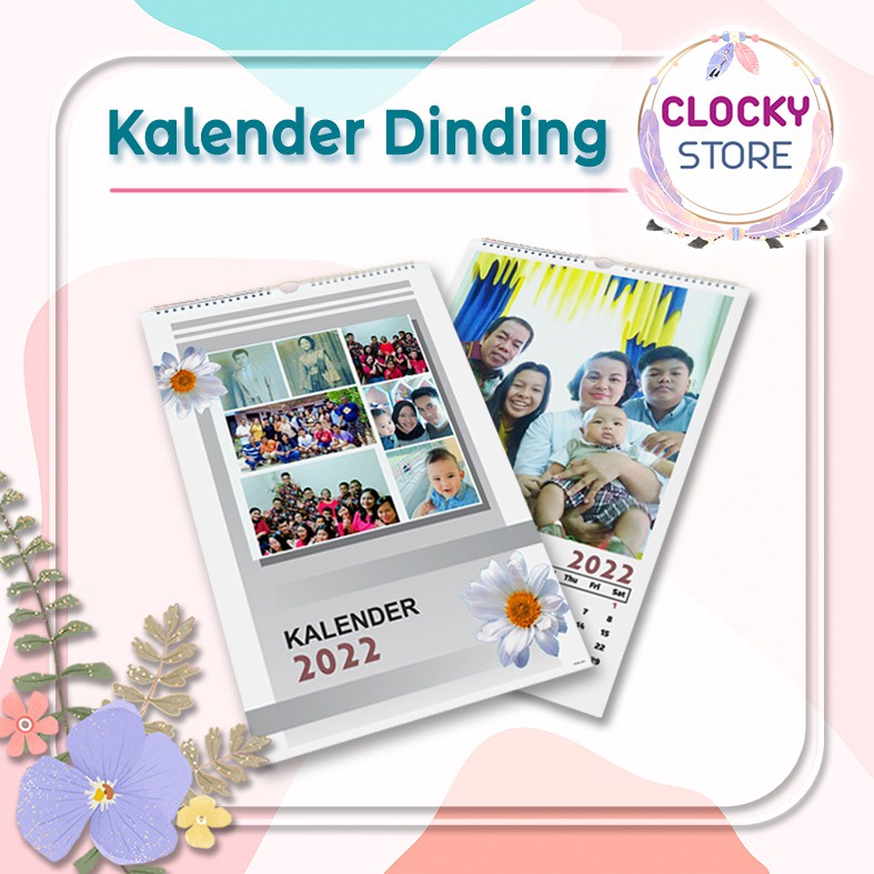 Jual Kalender Dinding Spiral/ Kalender Dinding Custom Foto/ Kado Ulang ...