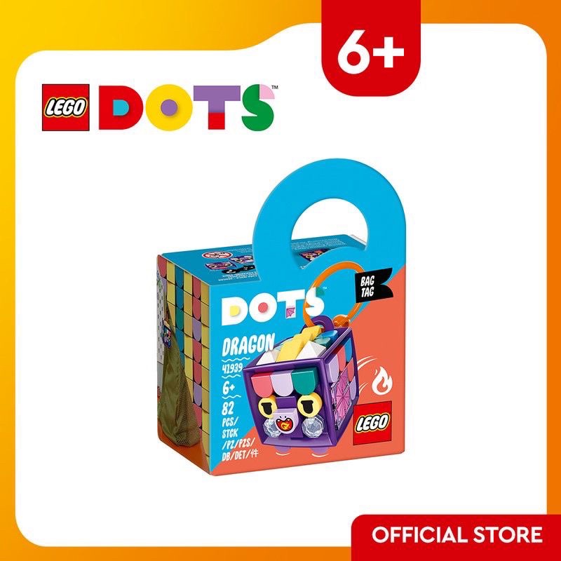 Jual LEGO®️ DOTS Bag Tag Dragon 41939 DIY Craft Decoration Kit (82 ...