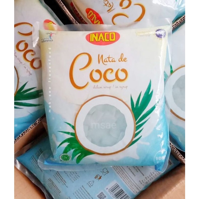 Jual PROMO INACO NATA DE COCO VANILA 1KG (REFIL/BANTAL/PLASTIK ...