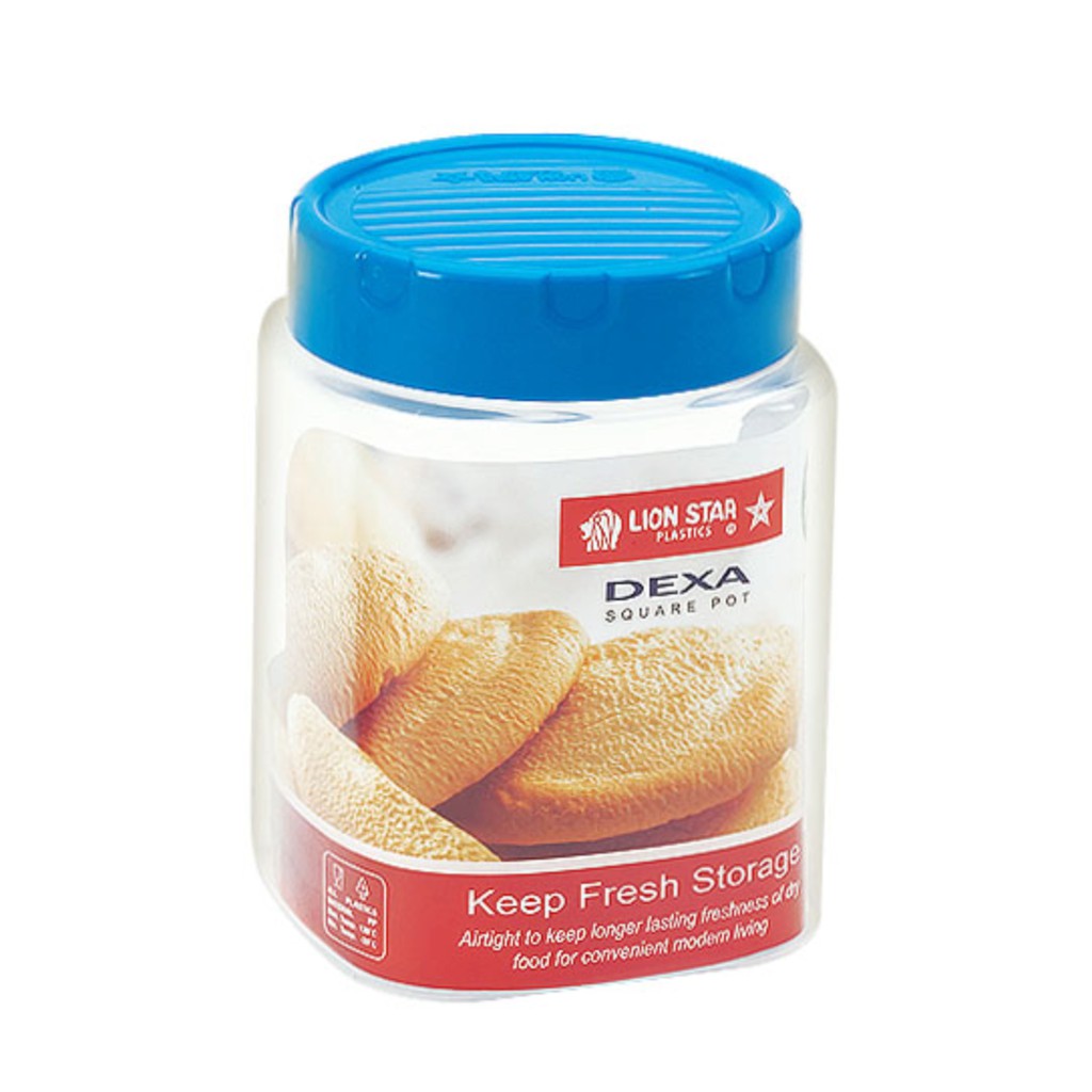 Jual Toples Makanan LION STAR PP-23 Dexa Square Pot (1000 ml) | Shopee ...