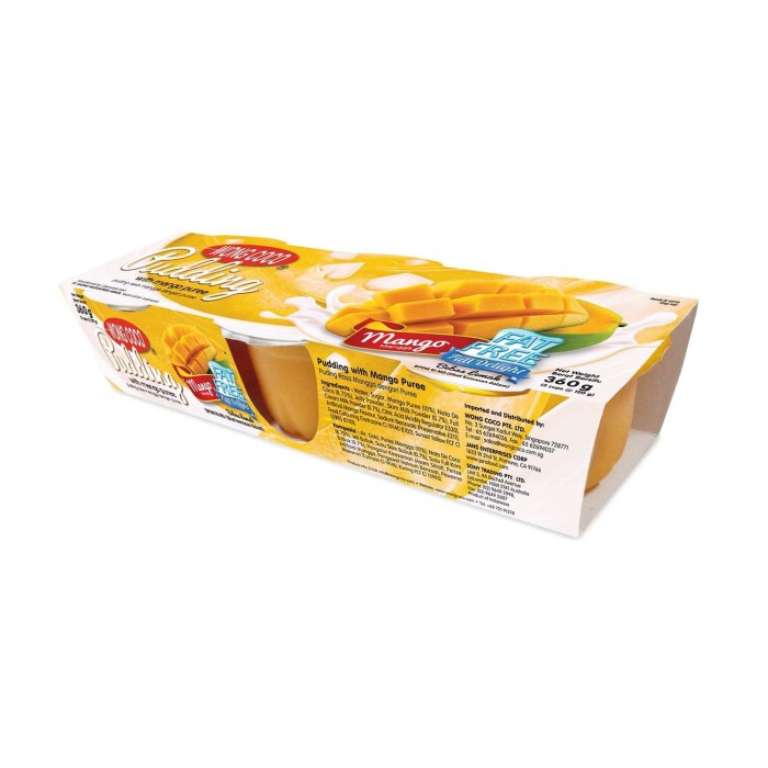 Jual 504Omekho Wong Coco Pudding Rasa Mangga Banded 3 Cups Jy60Jhh ...