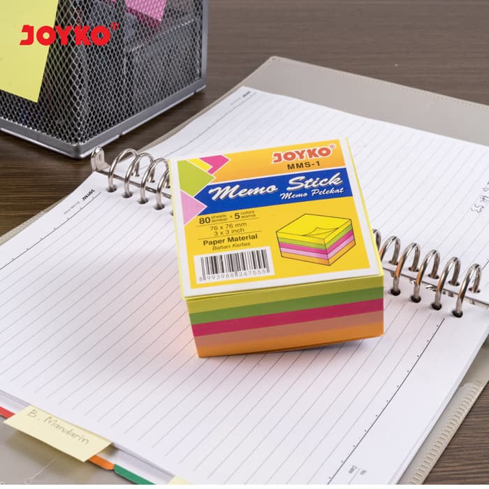 Jual JOYKO Memo Stick Sticky Notes Mms-1 (1 Set) Penanda | Shopee Indonesia