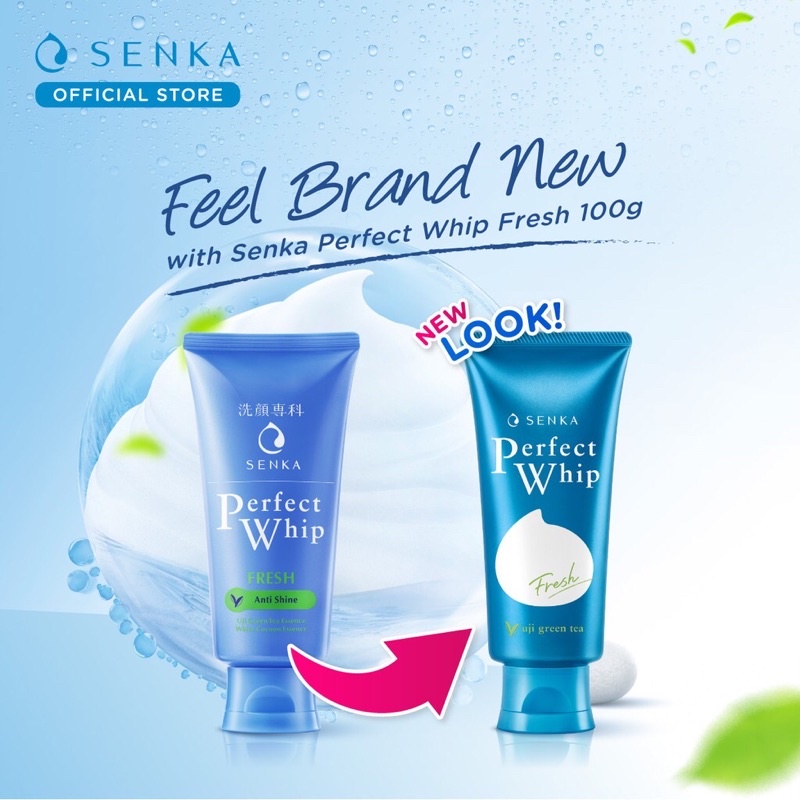 Jual SENKA PERFECT WHIP FRESH UJI GREEN TEA | Shopee Indonesia