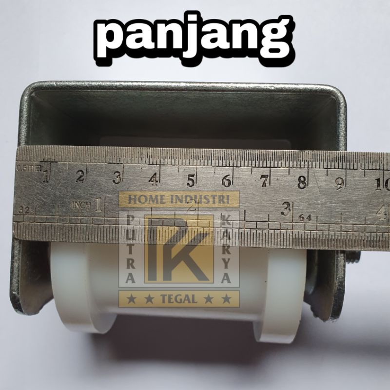 Jual Roda Pagar UNP NILON/Roda UNP/Roda Pintu Besi NILON/Roda UNP 7CM ...