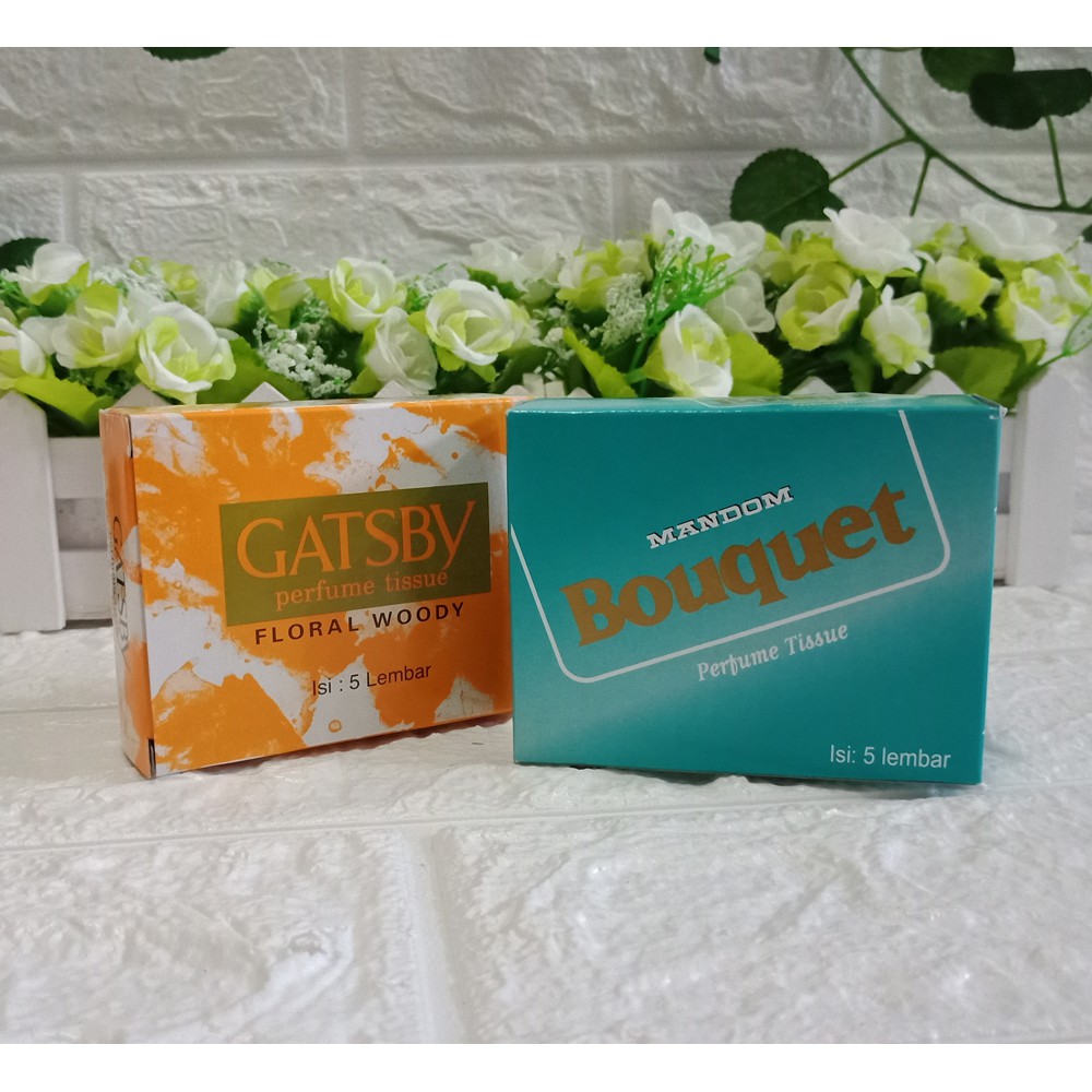 Jual Mandom Bouqet Perfume Tissue Isi 5 Tissu Basah Pria Wet Tissue ...