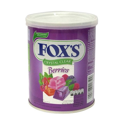 Jual FOX'S Crystal Clear Berries Candy [180 g/ Kaleng] | Shopee Indonesia