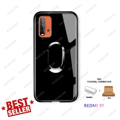 Jual Glass Case RING Magnetic Xiaomi Redmi 9T Backdoor Tempered Miror ...