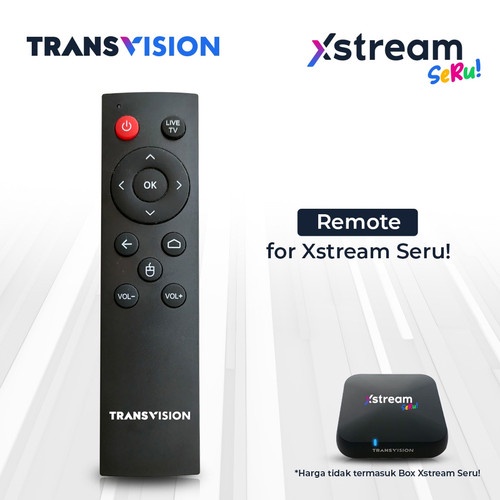Jual REMOTE TV BOX Transvision for Xstream Seru | Shopee Indonesia