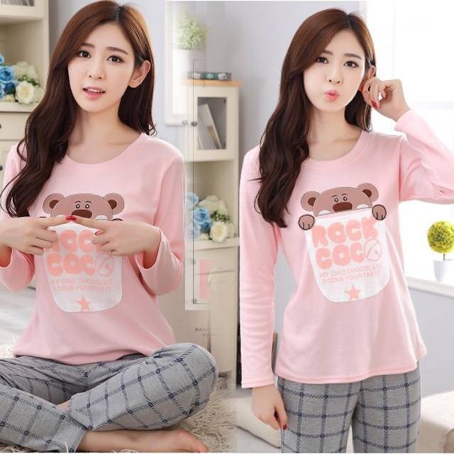 Jual ENDARU SHOP LZ COLLECTION piyama tidur rock bear - konveksi tanah ...