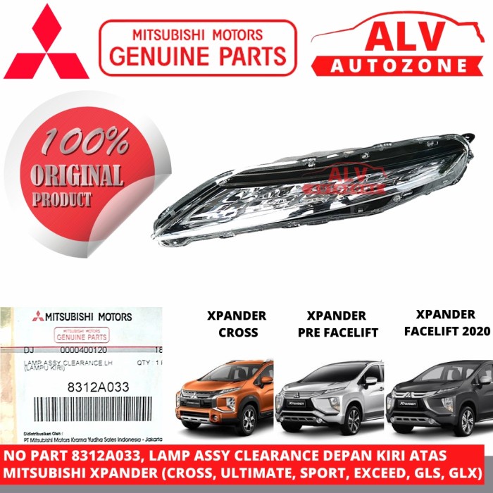 Jual LAMPU SIGN SEN SIPIT ATAS DEPAN KIRI ASSY MITSUBISHI XPANDER ...