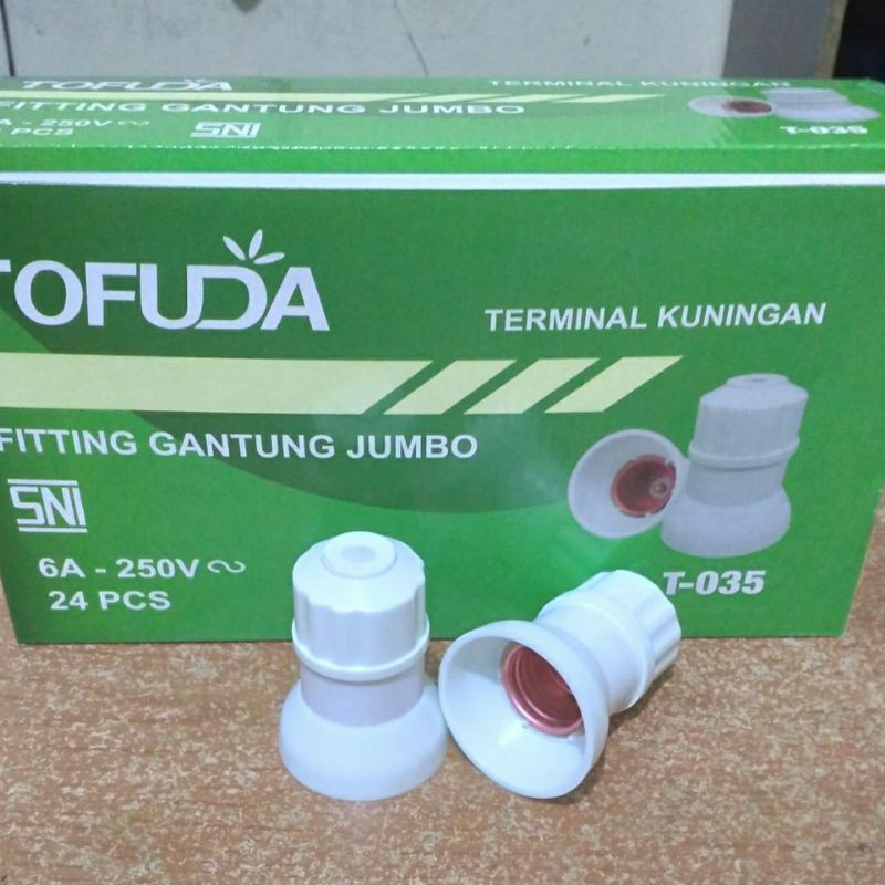 Jual FITTING GANTUNG JUMBO E-27/FITTING GANTUNG LAMPU JUMBO TOFUDA | Shopee Indonesia