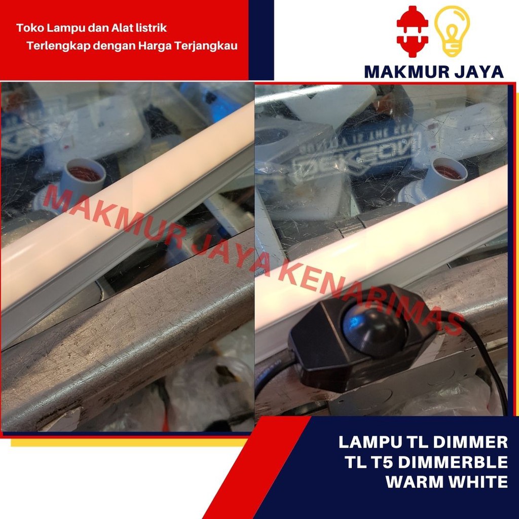 Jual Lampu TL LED Neon T5 8W Dimmer/TL LED T5 Dimmer/TL LED dimmer Warm ...