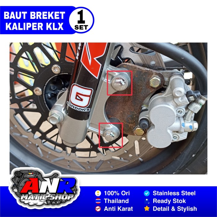 Jual Baut Breket Kaliper Depan KLX 150 Probolt Stainless Heng Thailand | Shopee Indonesia