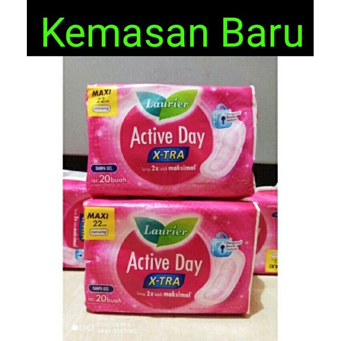 Jual Softex Laurier Super Maxi Pembalut Wanita 20 pads non wings ...