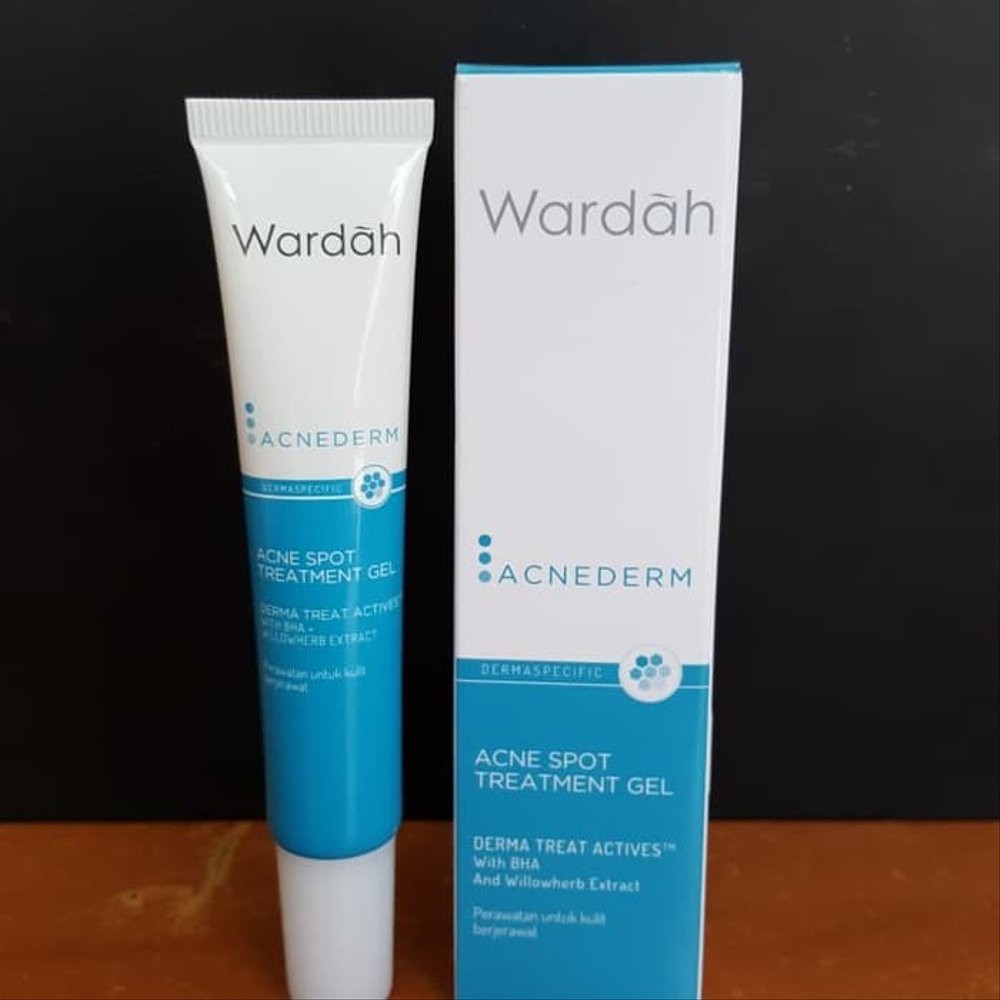 Jual Wardah Acnederm Acne Spot Treatment Gel 15ml | Shopee Indonesia