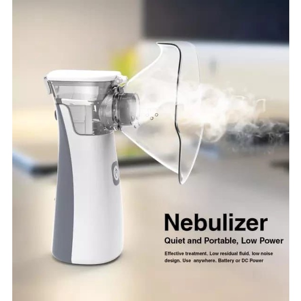 Jual Portable Mesh Nebulizer Inhaler Alat Mesin Inhalasi Uap Pernafasan ...