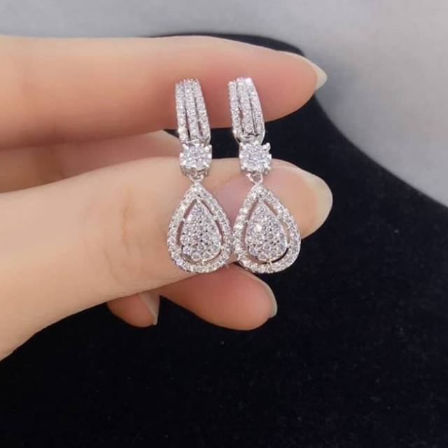 Jual La Vienne - Aurora - Anting Titanium Wanita Anti Karat - Perhiasan ...