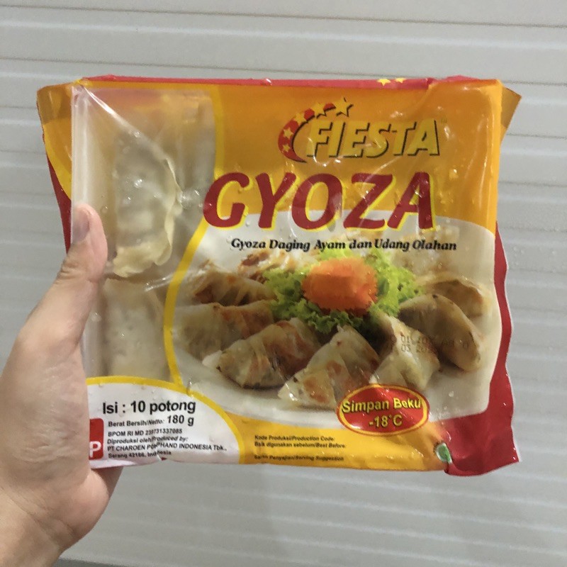 Jual Fiesta Gyoza Dumpling Ayam Udang 180gr | Shopee Indonesia