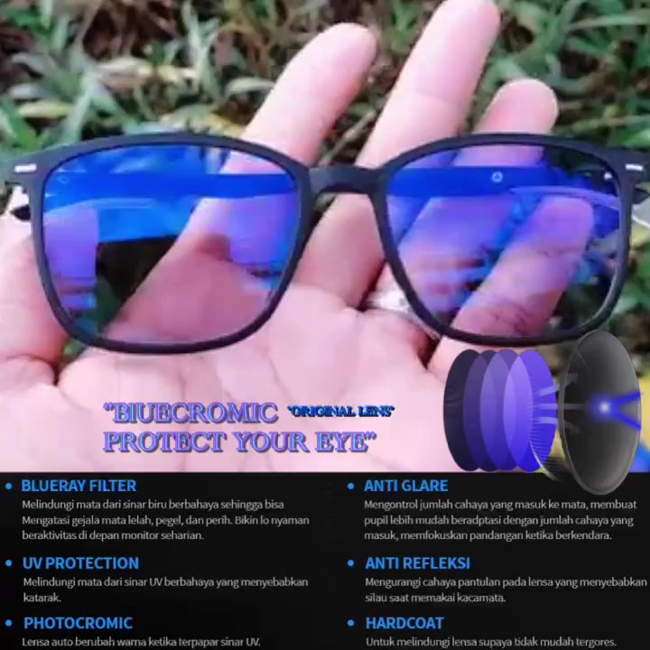 Jual ( BIG SALE ) kacamata For gaming | kacamata Bluecromic protect ...