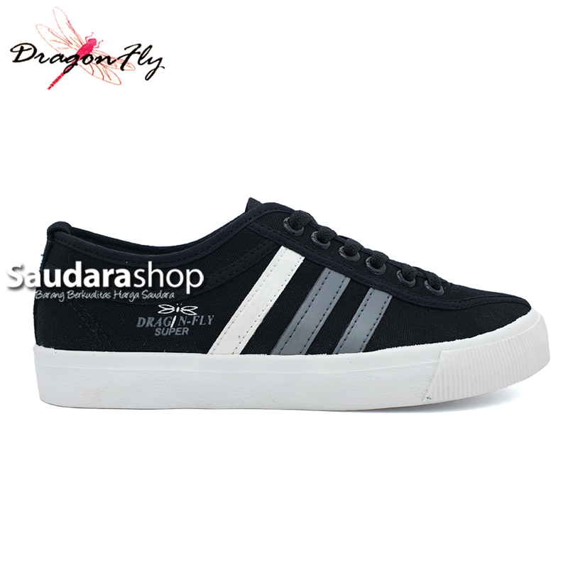 Jual Sepatu Dragonfly Falcon Hitam / Sepatu Dragonfly Falcon Black ...