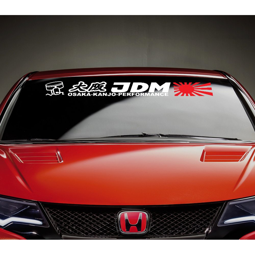 Jual sticker stiker jdm kanjo osaka performance kaca universal | Shopee ...