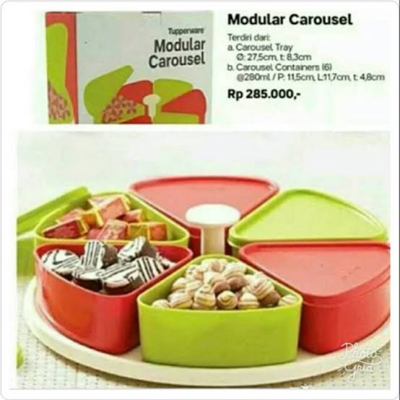 Jual TUPPERWARE MODULAR CAROUSEL | Shopee Indonesia