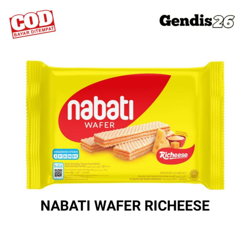 Jual Nabati Wafer Richeese 50gr | Biskuit Keju Coklat Richeese Nabati | Shopee Indonesia