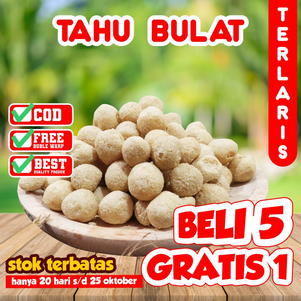 Jual Snack Tahu Bulat Mini 250 Gram / Keripik tahu kering / Tahu Bulat Mini Kering / Toping ...
