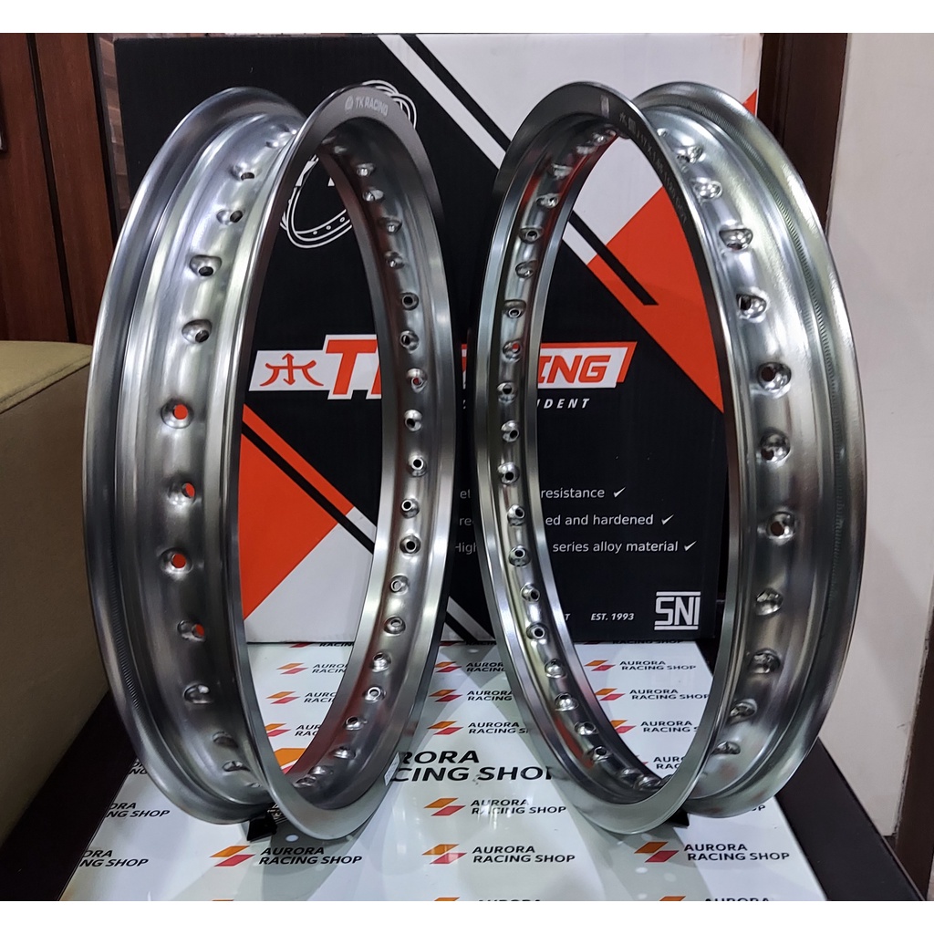 Jual VELG TK BRIGHT SET 17 X 185 / 215 HOLE 36 WARNA TITANIUM | Shopee ...