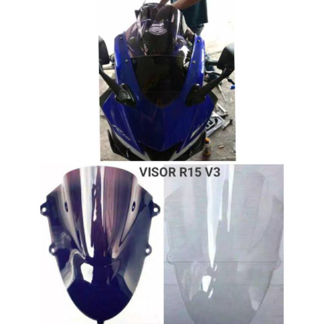 Jual Visor R15 V3 New , Windshield R15 V3 , Winsil R15 V3 New , Kaca ...