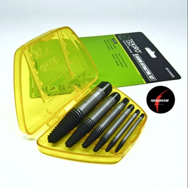 Jual Tekiro Tap Balik Set 6 pcs - Screw Extractor Pembuka Baut | Shopee ...