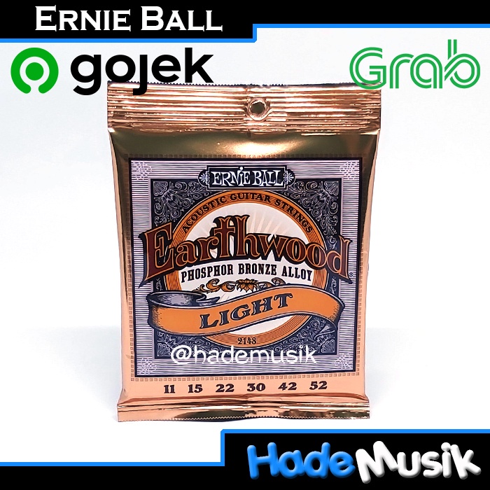 Jual Senar Ernie Ball 2148 Earthwood Light Phosphor Bronze Gitar ...