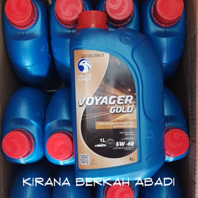 Jual ADNOC VOYAGER GOLD 5W40 SN CF 1 LITER | Shopee Indonesia