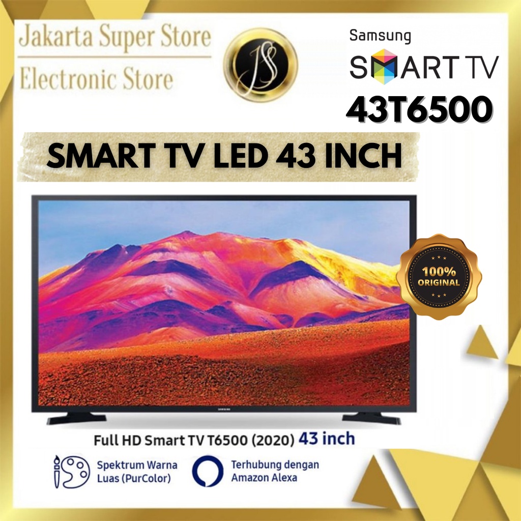 Jual SAMSUNG 43T6500 FULL HD SMART TV 43 INCH | Shopee Indonesia
