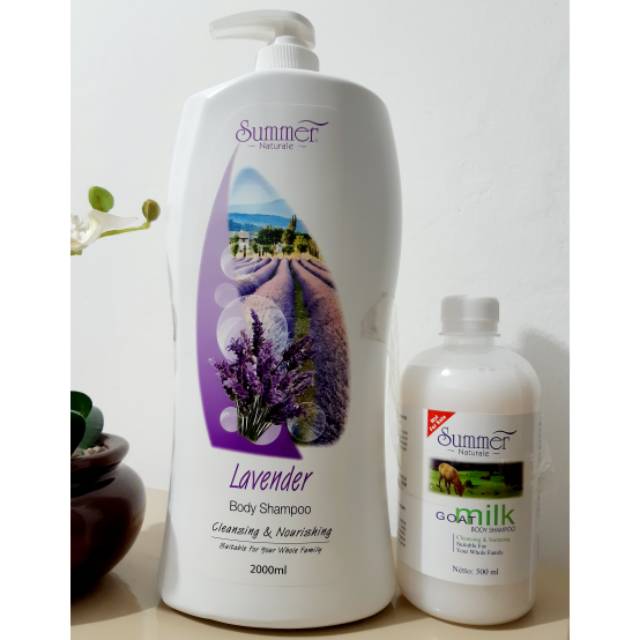 Jual Summer Naturale Body Shampoo - Lavender - 2 liter (+ free 500 ml ...